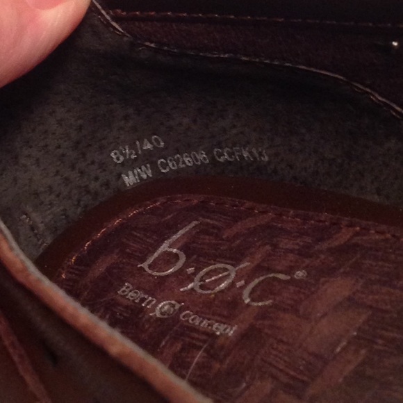 b.o.c. | Shoes | Boc Born Concept Brown Leather Flats Nwob | Poshmark